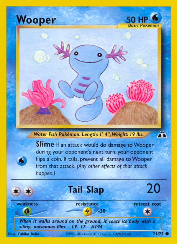 Wooper 71/75 | Kartano.cz | Pokémon e-shop